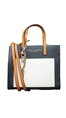 Marc Jacobs M0016132 Smoked Almond/Gold Hardware Women's Grind Colorblocked Mini Tote Bag