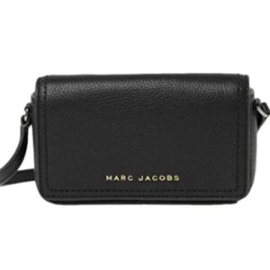 Marc Jacobs H107L01FA21 Groove Black With Gold Hardware Pebbled Leather Women's Mini Shoulder Bag