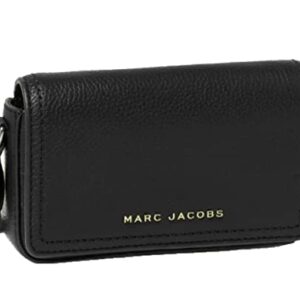 Marc Jacobs H107L01FA21 Groove Black With Gold Hardware Pebbled Leather Women's Mini Shoulder Bag