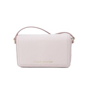 marc jacobs h107l0fa21-696 peach whip with gold hardware women’s groove leather mini crossbody bag