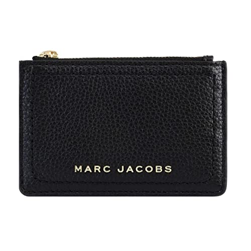 Marc Jacobs M0016972 Black/Gold Hardware Groove Top Zip Women's Wallet