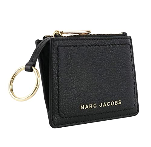 Marc Jacobs M0016972 Black/Gold Hardware Groove Top Zip Women's Wallet