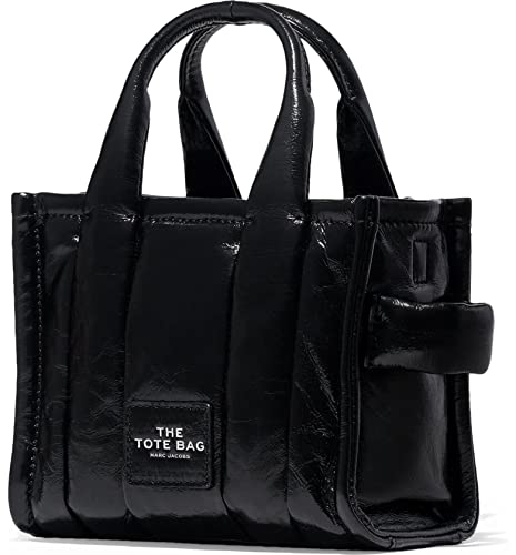 Marc Jacobs The Crinkle Leather Micro Tote Black 1 One Size