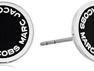 Marc Jacobs Logo Disc Enamel Stud Earrings