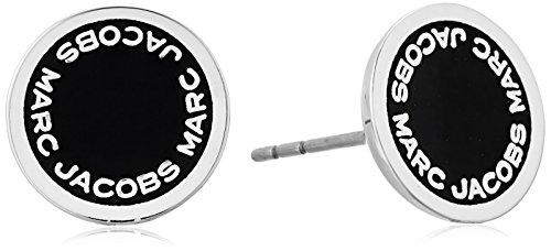 Marc Jacobs Logo Disc Enamel Stud Earrings