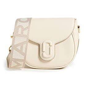 Marc Jacobs Women's The Small Saddle Bag, Cloud White, One Size