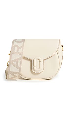 Marc Jacobs Women's The Small Saddle Bag, Cloud White, One Size