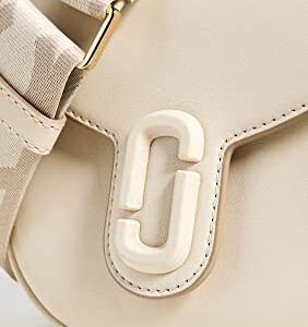 Marc Jacobs Women's The Small Saddle Bag, Cloud White, One Size