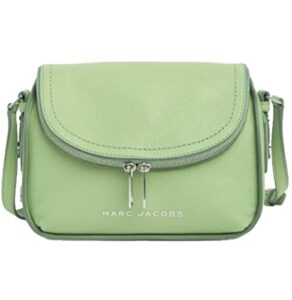 marc jacobs m0016932 mint green with silver hardware groove leather mini messenger women’s bag