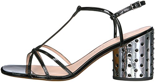 Marc Jacobs Women's Sheena Strap Sandal Heeled, Black, 38.5 M EU (8.5 US)