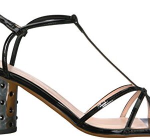 Marc Jacobs Women's Sheena Strap Sandal Heeled, Black, 38.5 M EU (8.5 US)