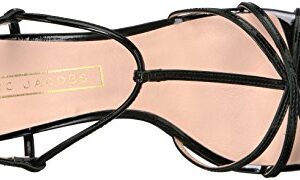 Marc Jacobs Women's Sheena Strap Sandal Heeled, Black, 38.5 M EU (8.5 US)