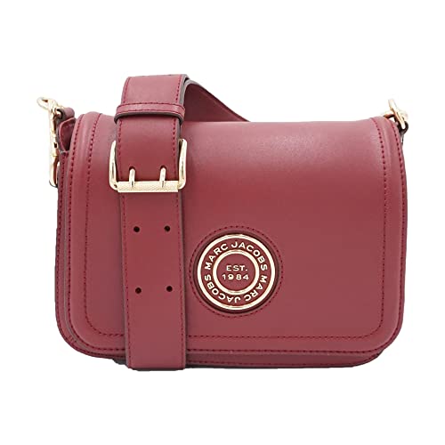 Marc Jacobs H900L01RE21 Syrah Women's Full Flap Logo Shoulder Bag