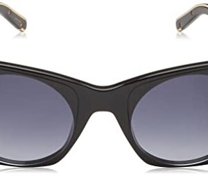 Marc Jacobs Women's Marc 450/G/S Cat Eye Sunglasses, Black/Gray Shaded, 55mm, 20mm