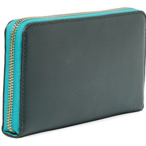 Marc By Marc Jacobs Ligero Leather Slim Zip Large Wallet, Wintergreen Multi