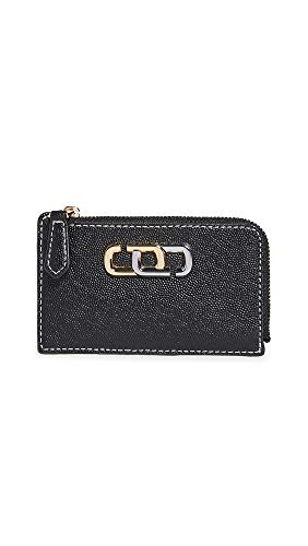 Marc Jacobs Women's Small Top Zip Wallet, Black, One Size