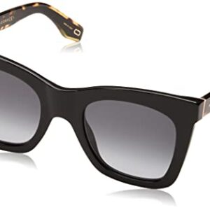 Marc Jacobs Women's MARC279/S Cat-Eye Sunglasses, Black, 50 mm