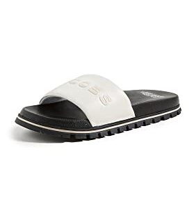 Marc Jacobs Women's The Slide, Cotton/White, 7 Medium US