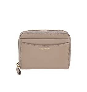 Marc Jacobs Women's The Slim 84 Zzip Around Wallet, Cement, Grey, One Size