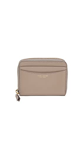 Marc Jacobs Women's The Slim 84 Zzip Around Wallet, Cement, Grey, One Size