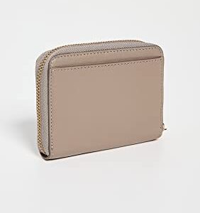 Marc Jacobs Women's The Slim 84 Zzip Around Wallet, Cement, Grey, One Size