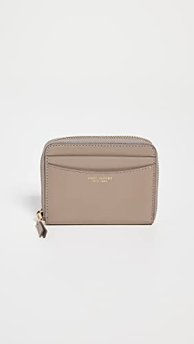 Marc Jacobs Women's The Slim 84 Zzip Around Wallet, Cement, Grey, One Size