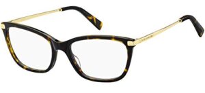 eyeglasses marc jacobs 400 0086 dark havana / 00 demo lens