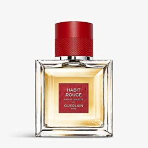 Guerlain Habit Rouge For Men Eau De Toilette Spray, 3.4 Ounce