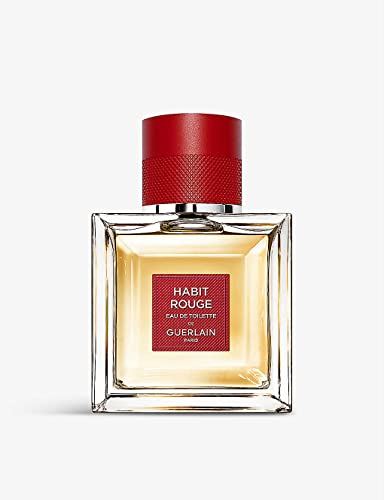 Guerlain Habit Rouge For Men Eau De Toilette Spray, 3.4 Ounce