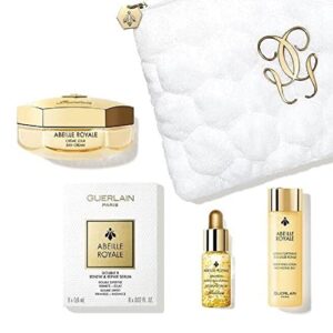 guerlain abeille royale age defying programme 5-piece set (cream 50 ml+lotion 15 ml + oil 5 ml+ serum 8 x 0.6 ml+ bag)