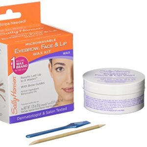 Sally Hansen Eyebrow, Face & Lip Wax Kit, Pack Of 1