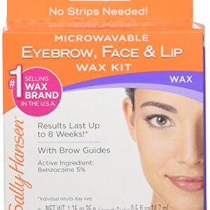 Sally Hansen Eyebrow, Face & Lip Wax Kit, Pack Of 1