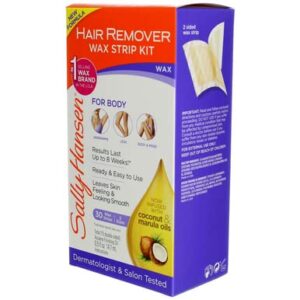 Sally Hansen Hair Remover Wax Strip Kit Body/Leg/Arm/Bikini (3 Pack)