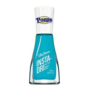 sally hansen insta dri fast dry nail polish, peeps blue, 0.31 fl oz