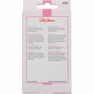 Sally Hansen Cuticle Massage Cream 0.4 Ounce (12ml) (3 Pack)