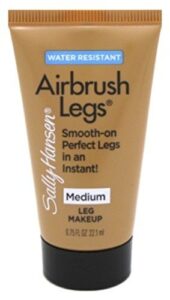 sally hansen airbrush legs medium 0.75oz travel size tube (2 pack)