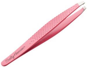 sally hansen raise some brows-slant tip tweezer with platform, eyebrow tweezers,tweezers, pointed tweezers, grasp hairs firmly and securely