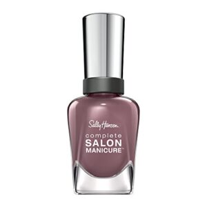 sally hansen complete salon manicure nail polish, plum’s the word, 0.5 fl oz