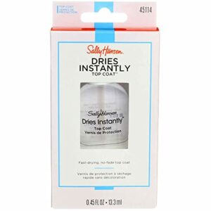 Sally Hansen Dries Instantly Top Coat 0.45 Ounce (13.3ml) (2 Pack)