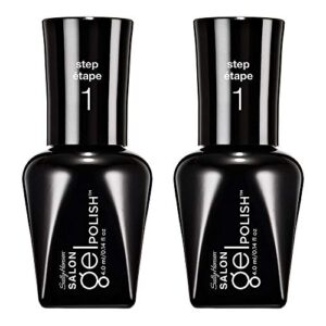 sally hansen salon pro gel, pro-gel base coat, 0.14 fluid ounce salon pro gel, pro-gel top coat, 0.14 fluid ounce