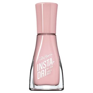 sally hansen insta dri, petal pusher, 3-in-1 formula, color nail polish, 0.31 oz, quick dry nail polish, nail polish, top coat nails, full coverage formula, one stroke, one coat