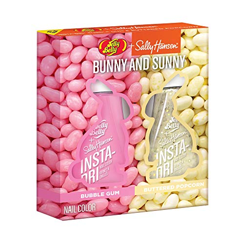 Sally Hansen Insta-Dri Fast-Dry Nail Colour, Jelly Belly Duo Pack, Bunny/Sunny