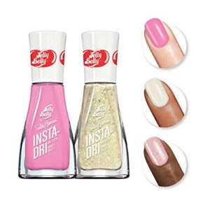 Sally Hansen Insta-Dri Fast-Dry Nail Colour, Jelly Belly Duo Pack, Bunny/Sunny