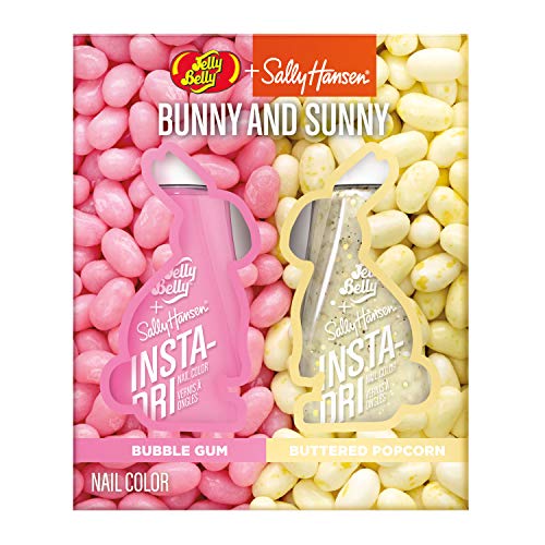 Sally Hansen Insta-Dri Fast-Dry Nail Colour, Jelly Belly Duo Pack, Bunny/Sunny