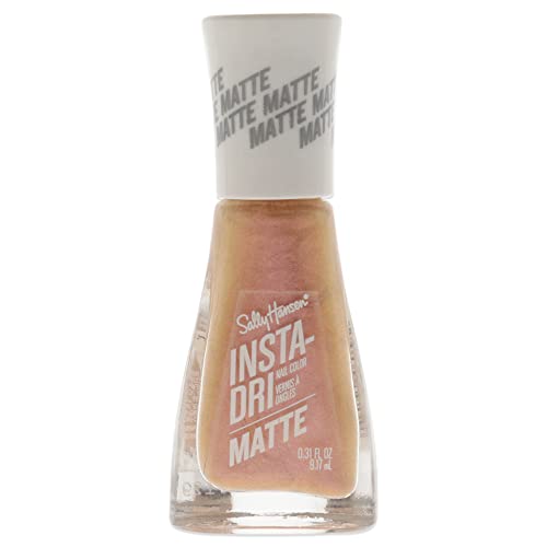 Sally Hansen Insta Dri Matte Metallics, Rose Flush, 0.31 Fl Oz (Pack of 1)