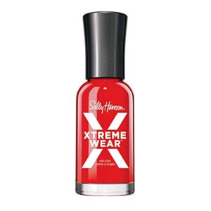 sally hansen xtreme wear nail color 302 red-ical rockstar