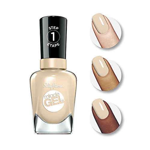 Sally Hansen Miracle Gel Nail Polish, Shade Bare Dare 119 (Packaging May Vary)