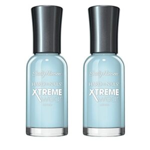 (2 pack) sally hansen hard as nails xtreme wear, 481 – breezy blue, 0.4 fluid ounce