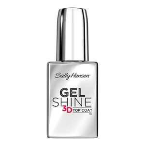 sally hansen treatment gel shine 3d top coat nail polish, 0.45 fluid ounce