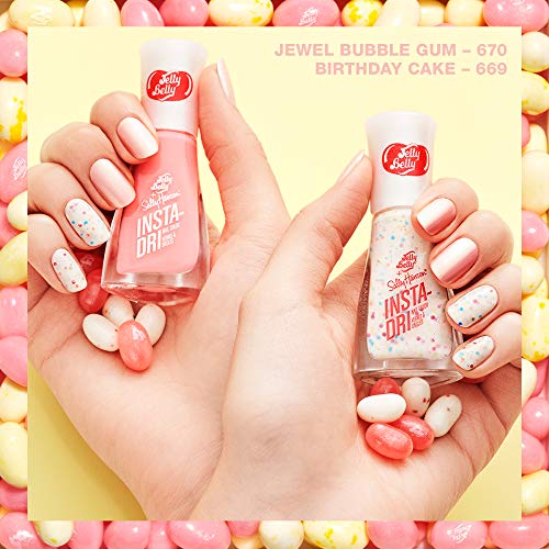 Sally Hansen Insta Dri Nail Color X Jelly Belly, Jewel Bubble Gum, .31 Fl Ounce, Jewel Bubble Gum, 0.31 Fl Ounce